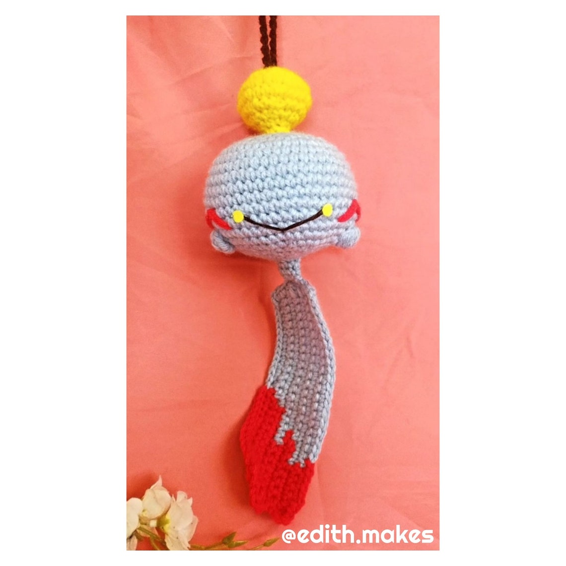 Crochet Pokemon Chimecho Inspired PDF PATTERN - Etsy