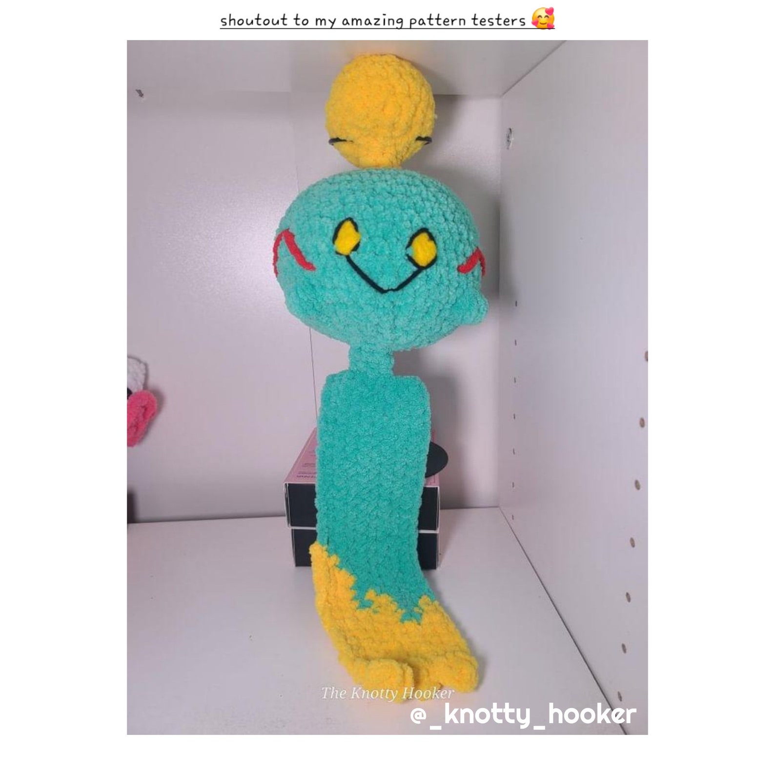 Crochet Pokemon Chimecho Inspired PDF PATTERN - Etsy
