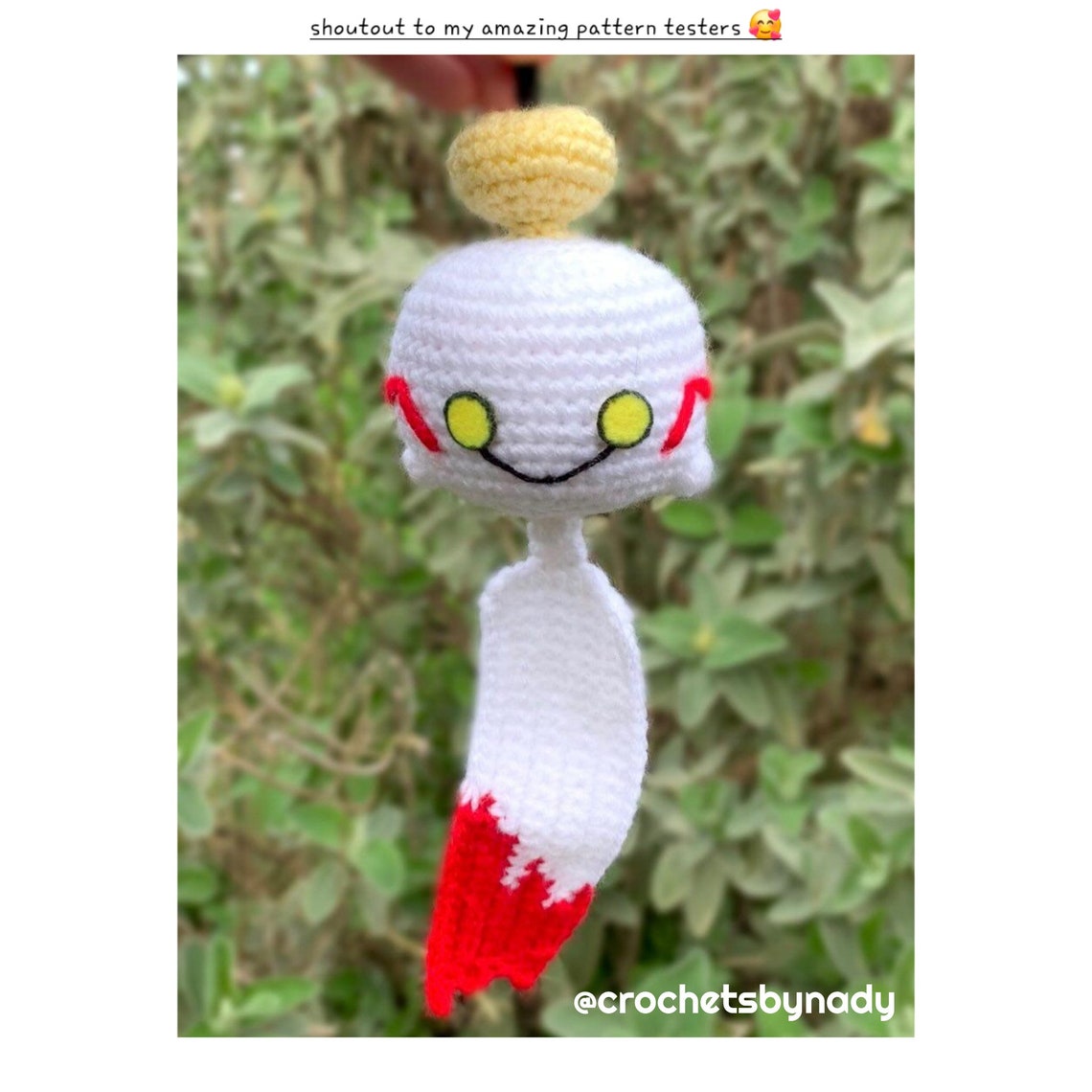Crochet Pokemon Chimecho Inspired PDF PATTERN - Etsy