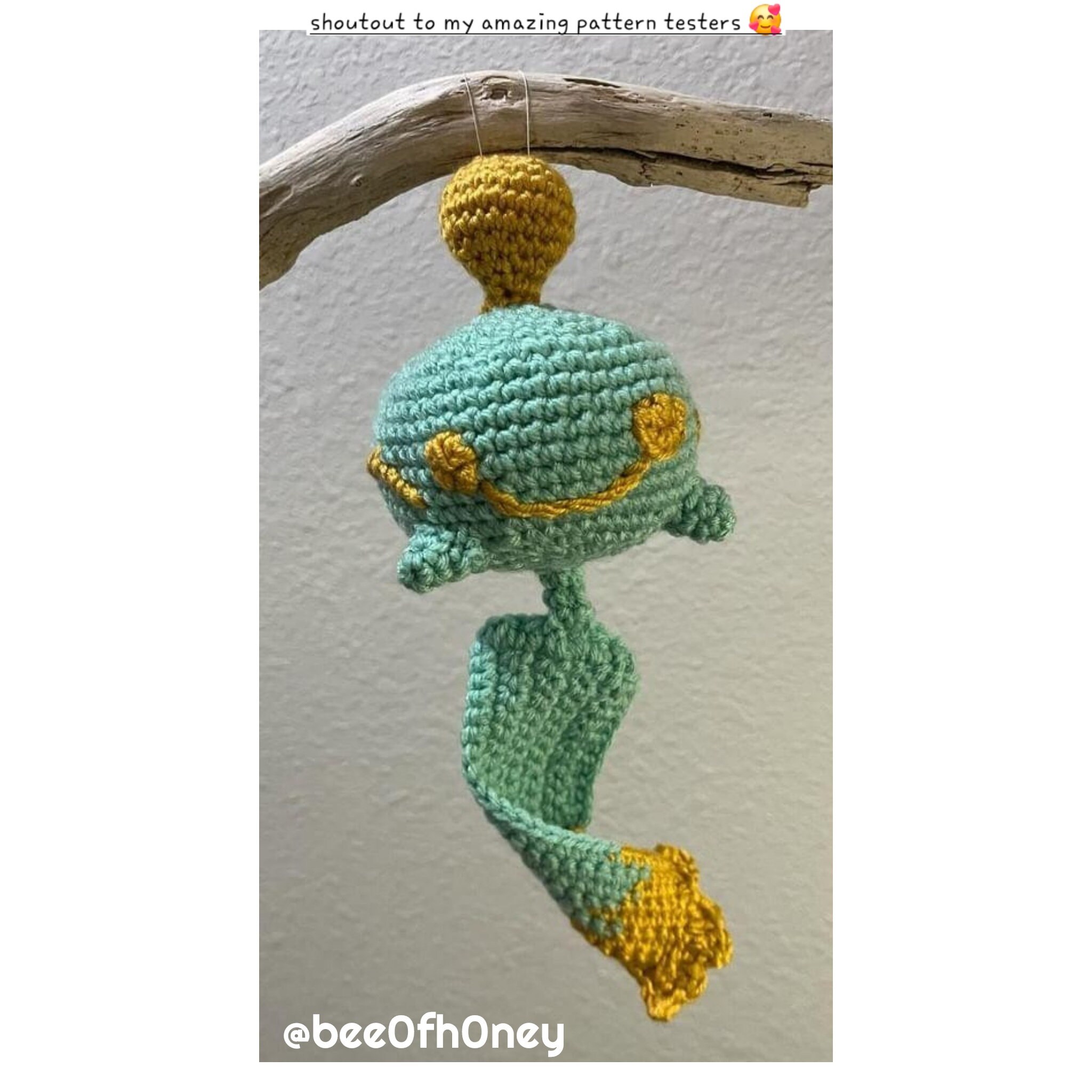 Crochet Pokemon Chimecho Inspired PDF PATTERN - Etsy