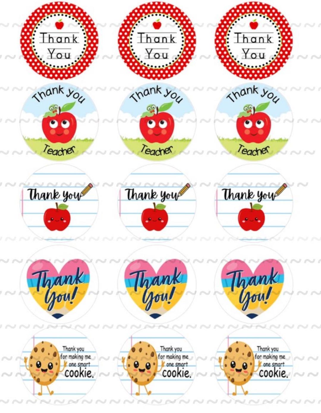 Teacher Appreciation Edible Images - Etsy