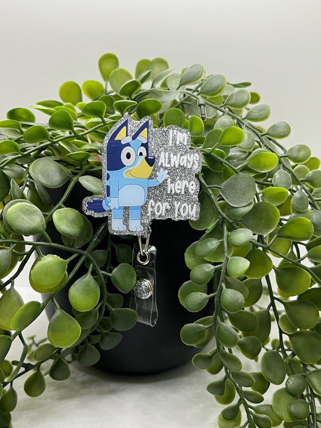 Bluey Character Badge Reel - Etsy
