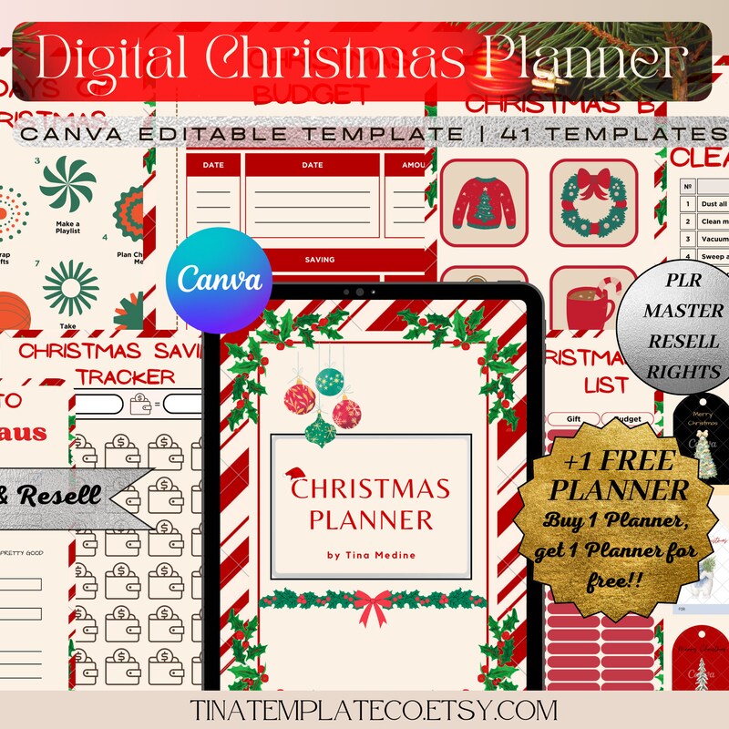Christmas Planner - Etsy