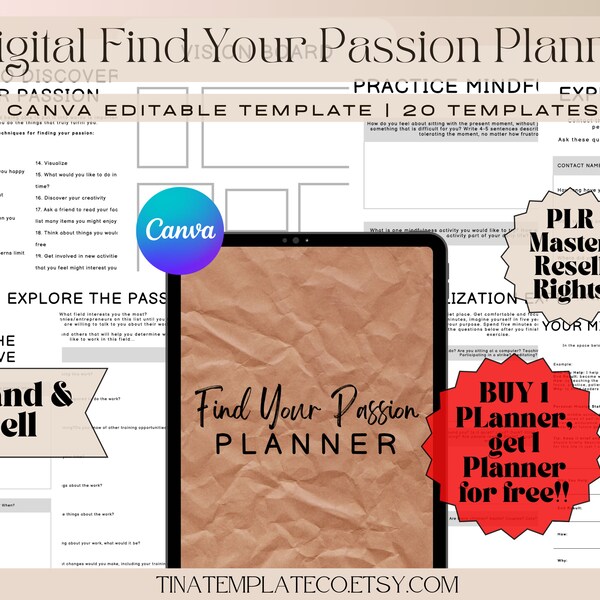 Passion Planner - Etsy