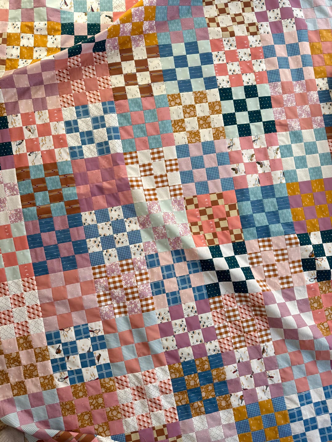 Small Squares Quilt Pattern (5 Sizes- Beginner Friendly) - Etsy