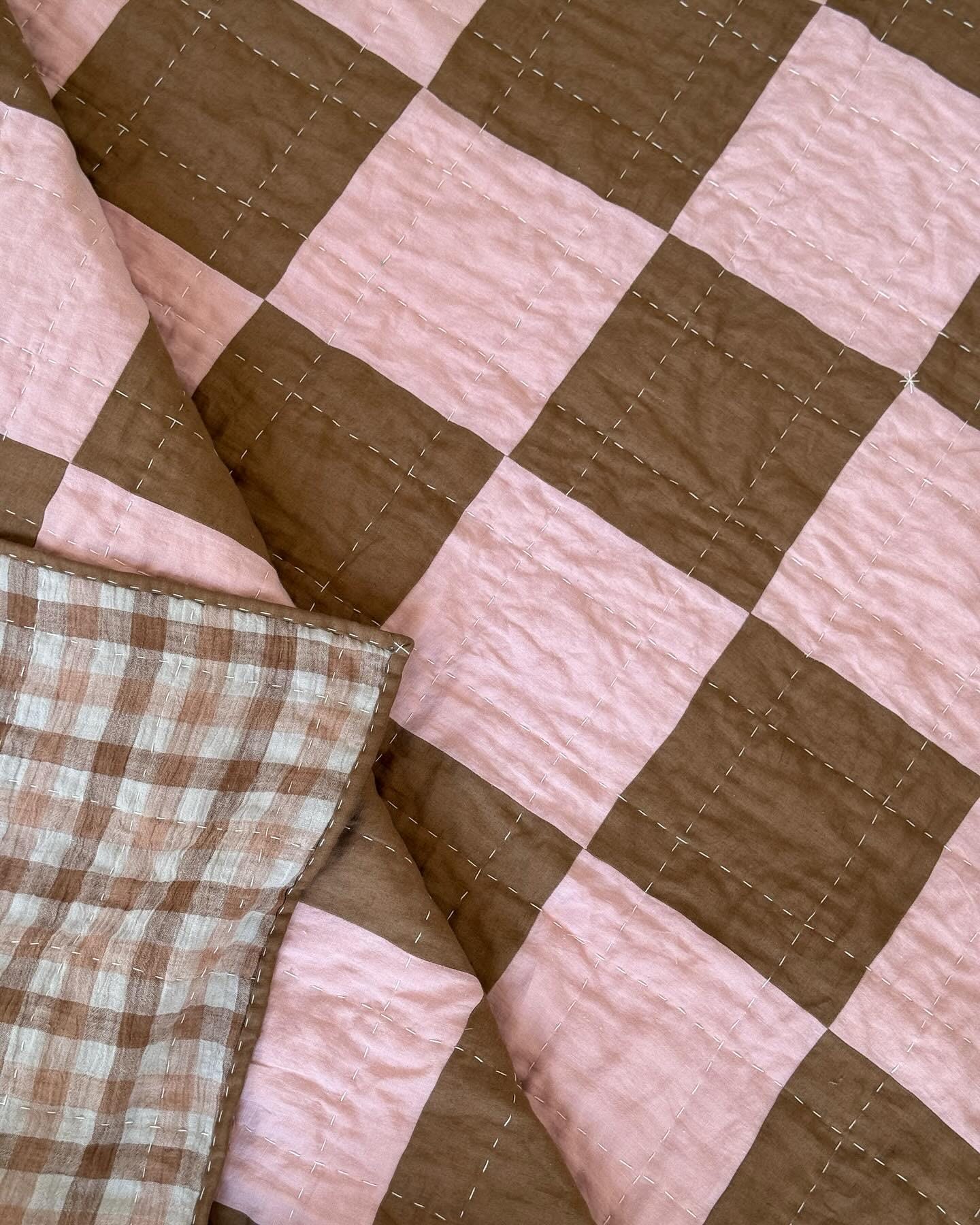 Checkered Square (checkerboard) Quilt Pattern (2 Sizes- Beginner ...