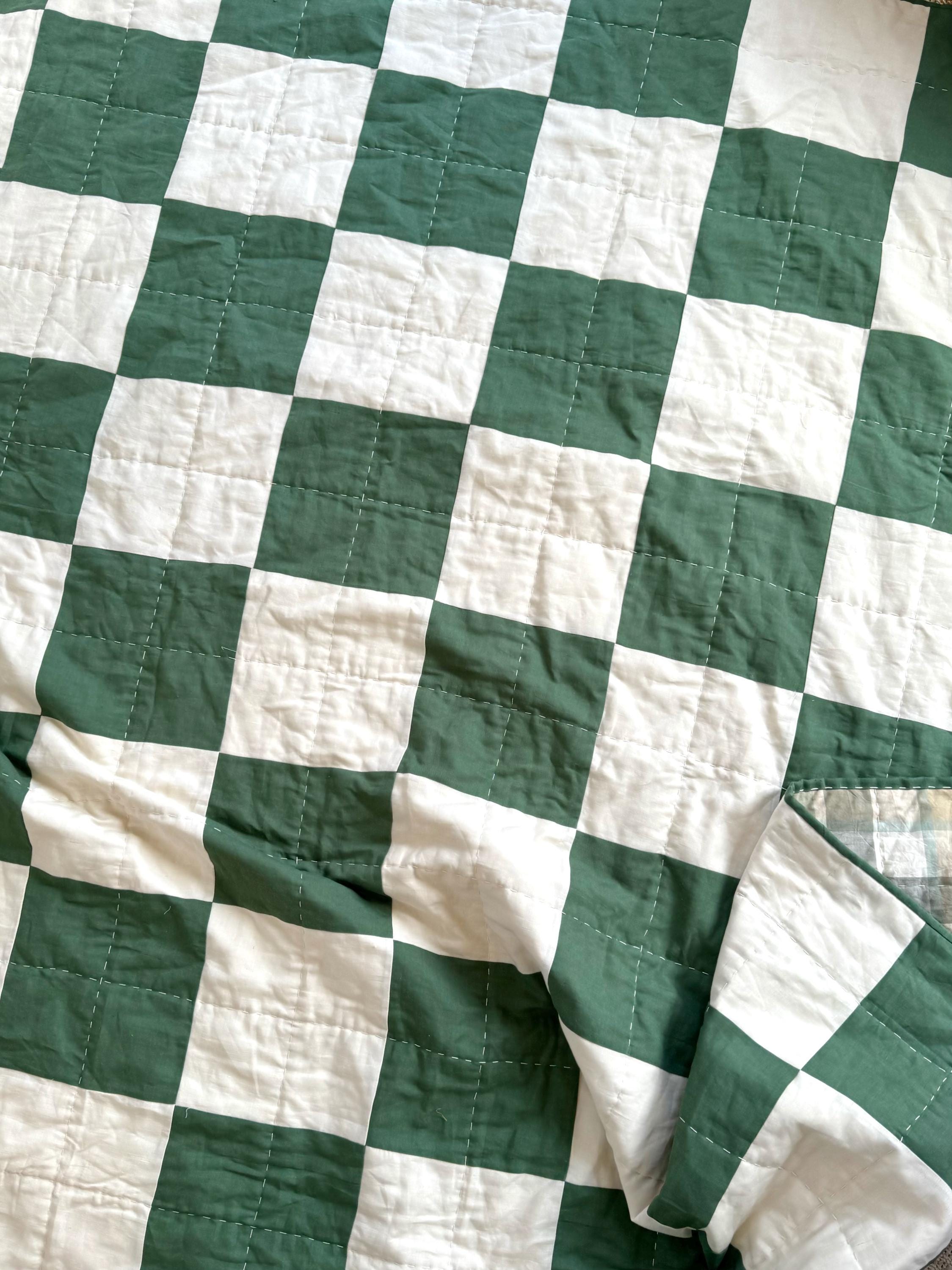 Checkered Square (checkerboard) Quilt Pattern (2 Sizes- Beginner ...