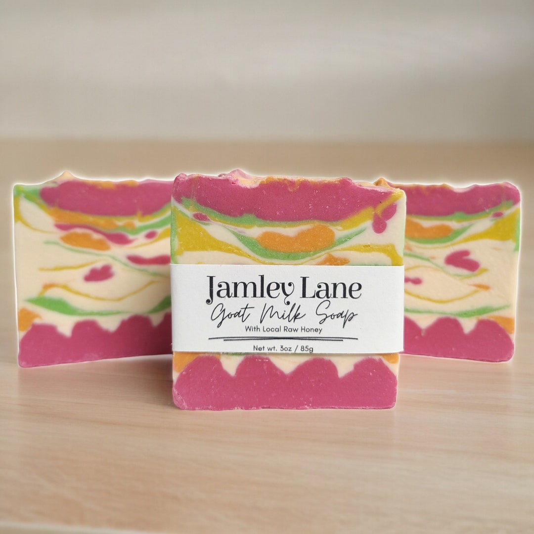 Fresh Fruit Smoothie Goat Milk Soap Small Batch Handmade Artisan Soap ...