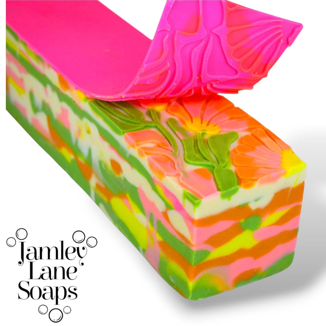 Floral Soap Mold Impression Mat: Custom Soap Making Supplies - Etsy