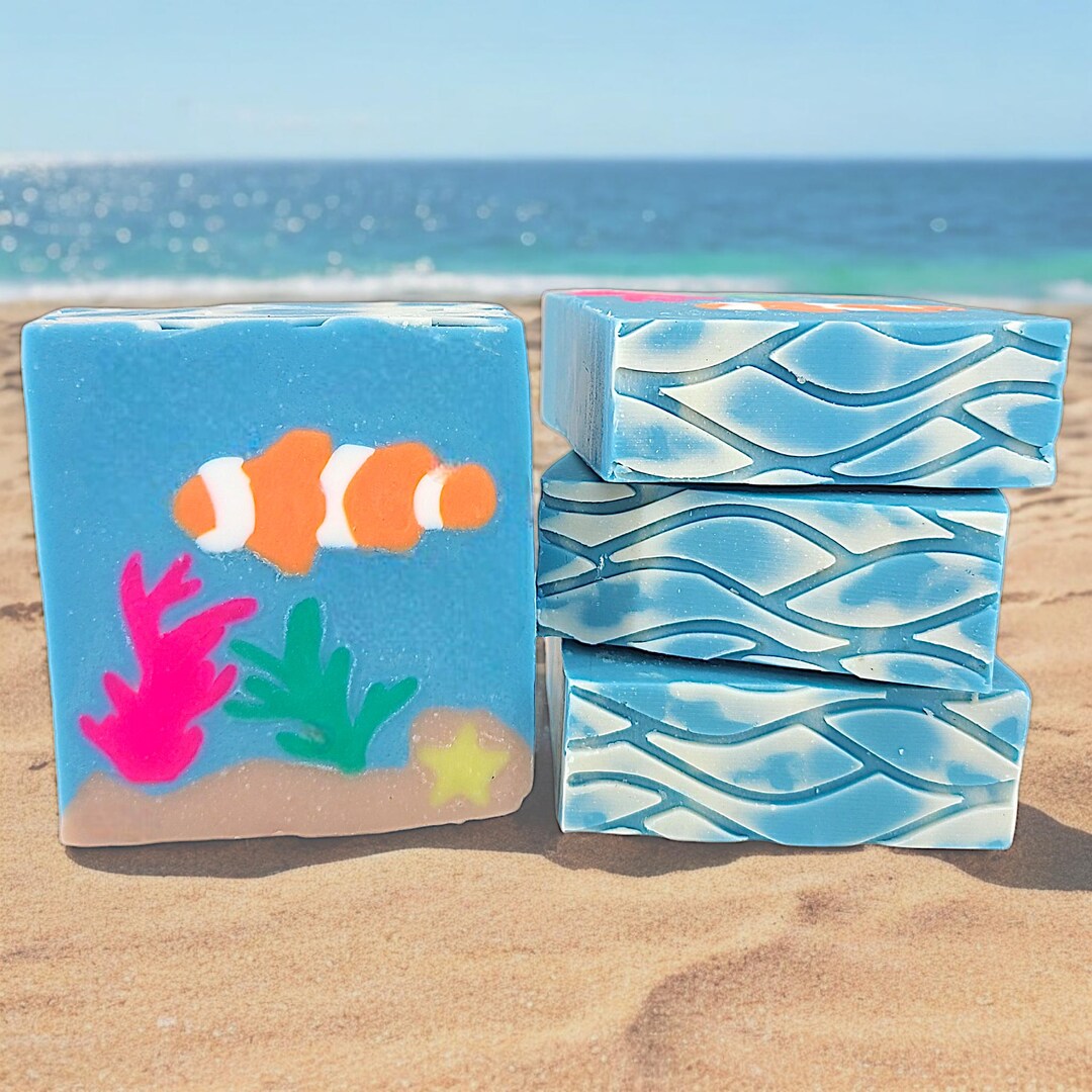Reef Breeze Under the Sea Clownfish Soap- Seaside Cotton Scent - Etsy