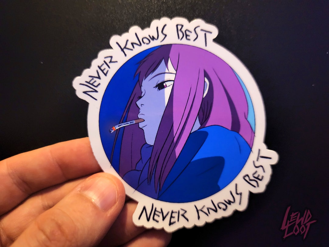 Never Knows Best - Mamimi FLCL Sticker | Glossy Finish Vinyl Stickers in 3 Sizes | for Water ...