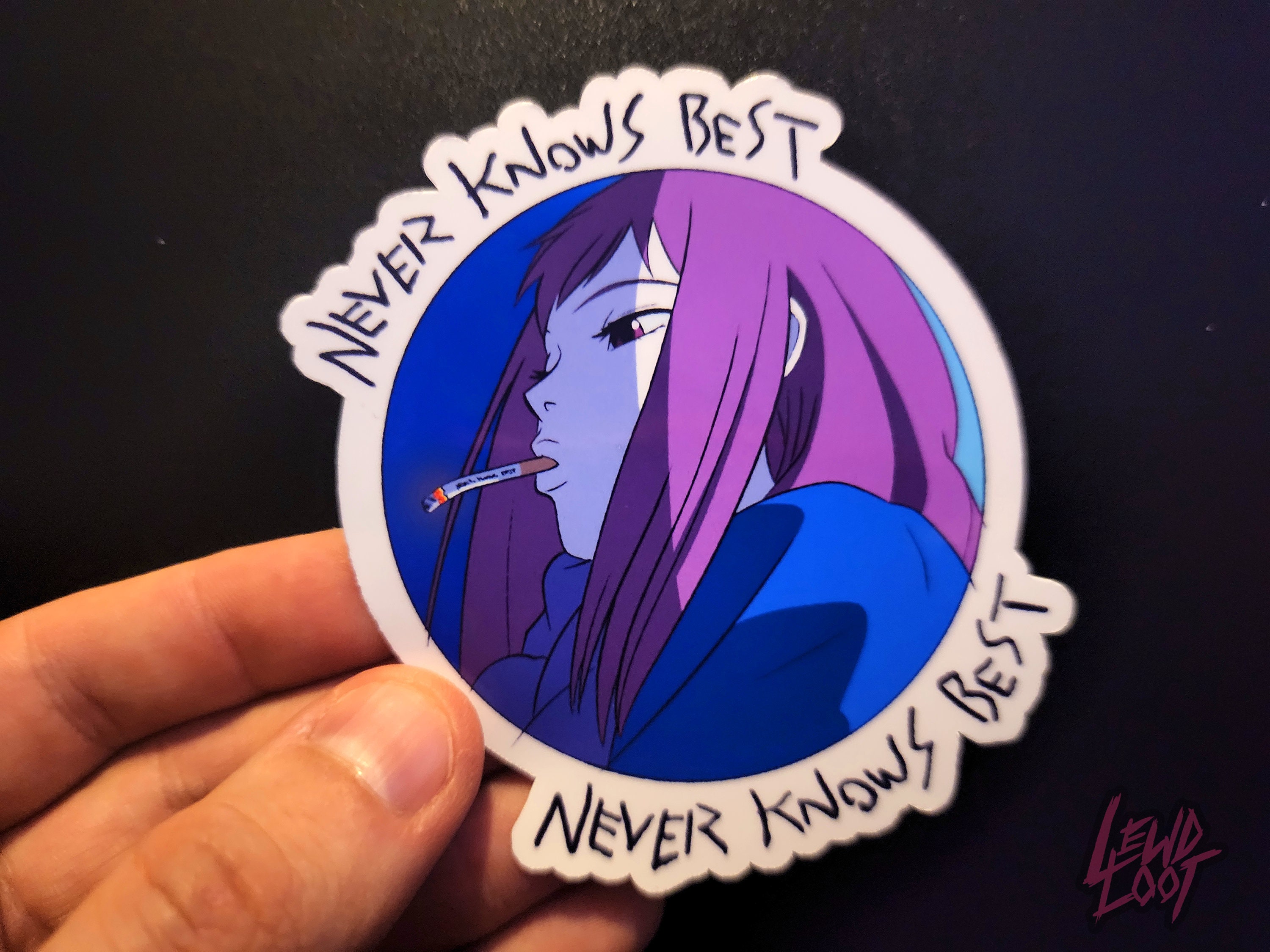 Never Knows Best Mamimi FLCL Sticker Glossy Finish Vinyl Stickers in 3 ...