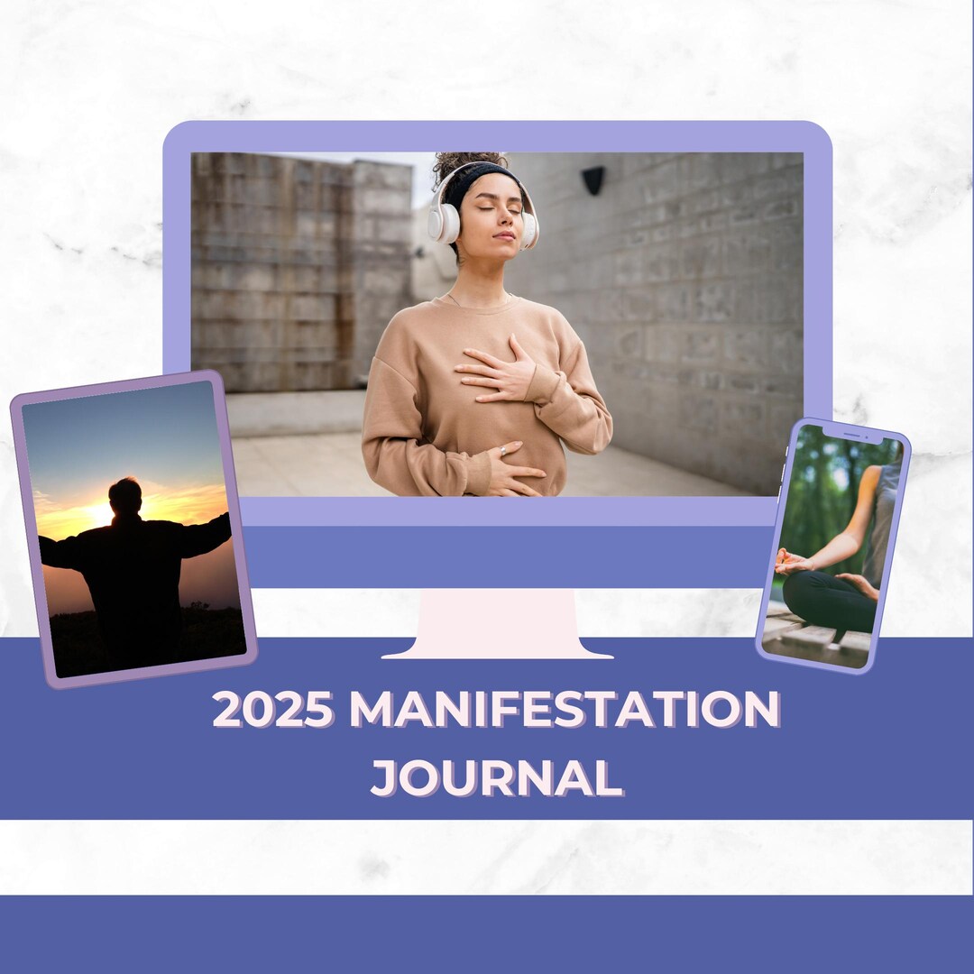 2025 Manifestation Journal - Daily Planner for Goal Setting, Gratitude ...