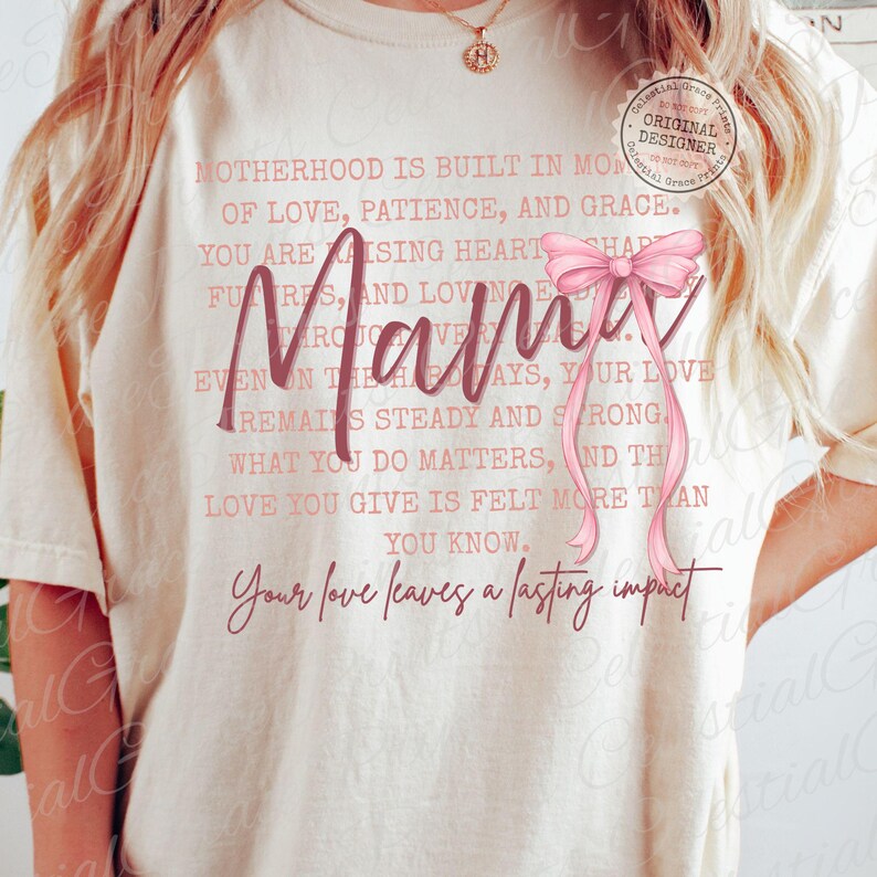 Mama PNG, Coquette Inspirational Mother’s Day Design, Trendy Mama Shirt ...