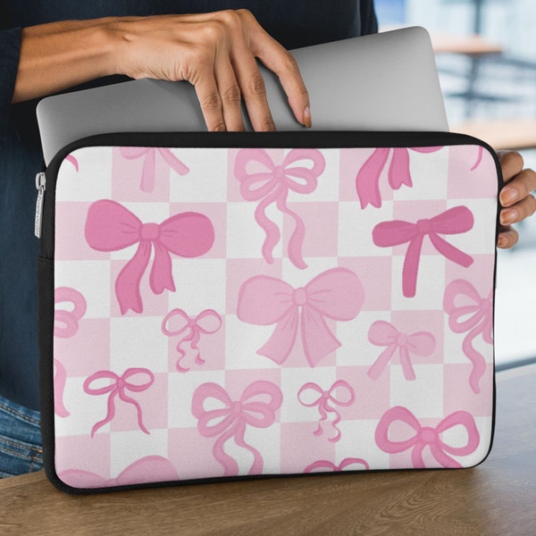 Coquette Pink Laptop Case - Etsy