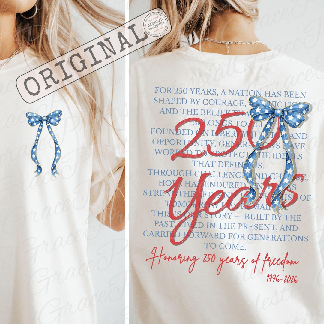 250 Years Anniversary PNG, Patriotic Coquette Bow Design, America 1776 ...