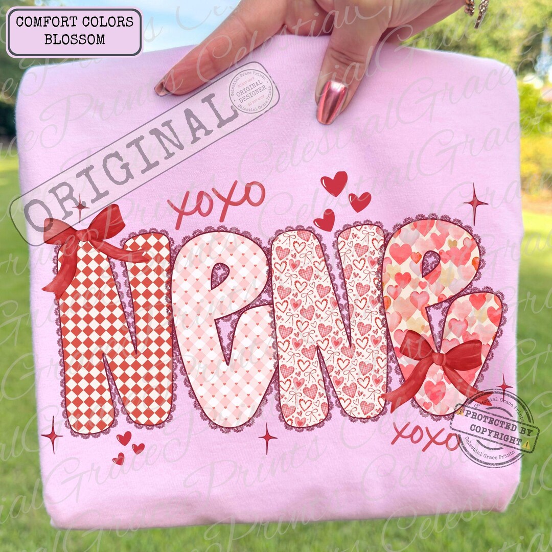 Preppy Coquette Valentines Day Nene PNG • Lace Preppy Heart Bow Digital ...
