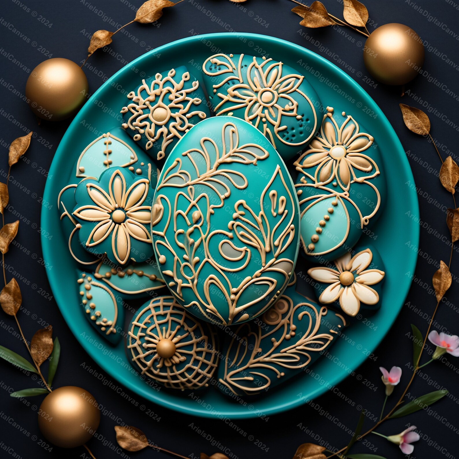 Easter Egg Digital Paper Printable Scrapbook Paper Easter Cards Digital ...