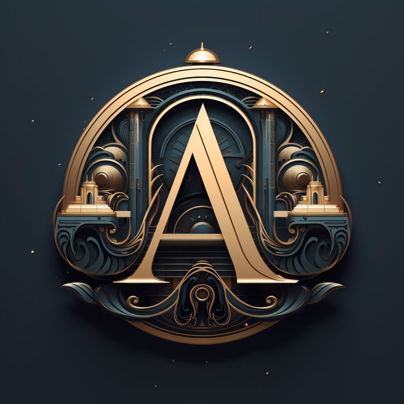 Stylish Alphabet Letter A Design Unique Capital A Creative Decorative ...