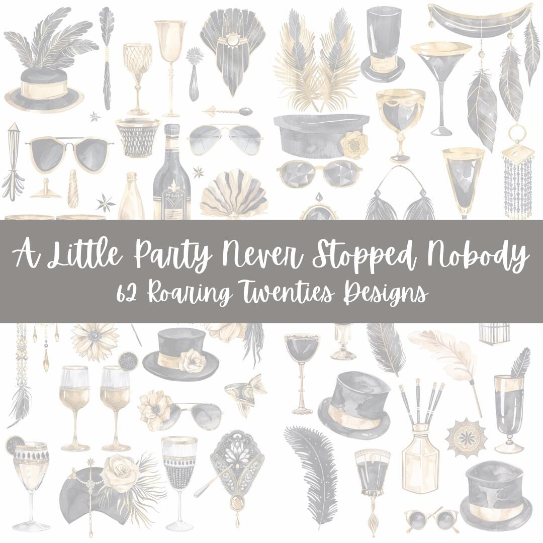 Roaring Twenties Invitation 1920s Clip Art Great Gatsby Party ...