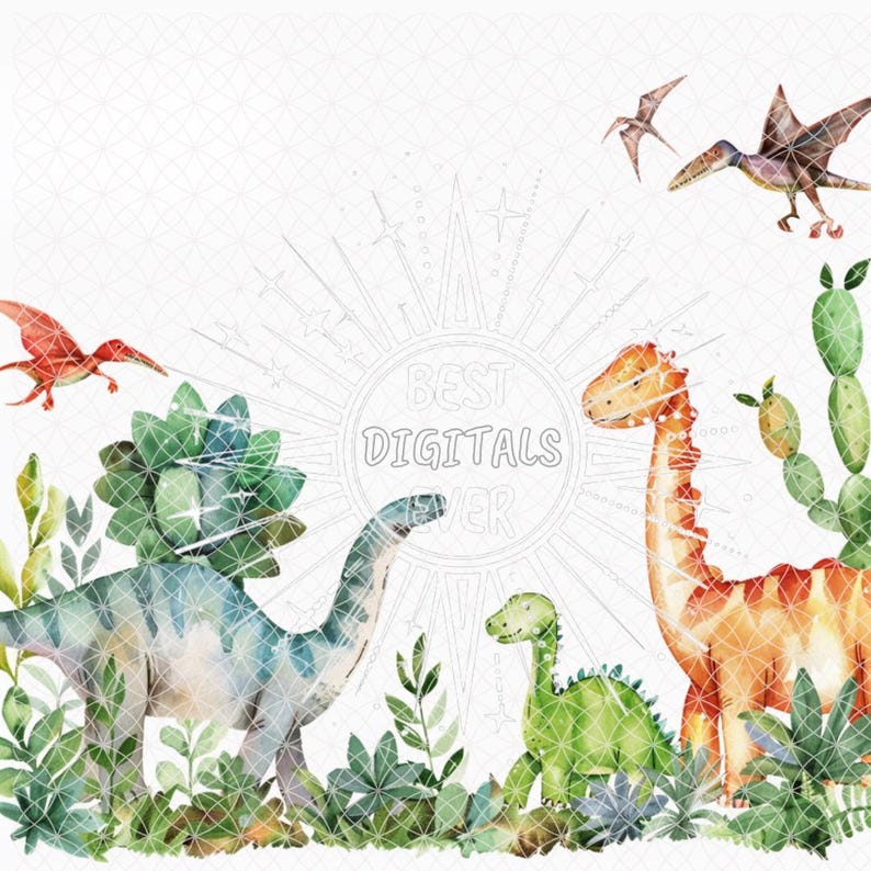 Dinosaur Party Invitation Kids Birthday Party T-rex Childrens Party ...