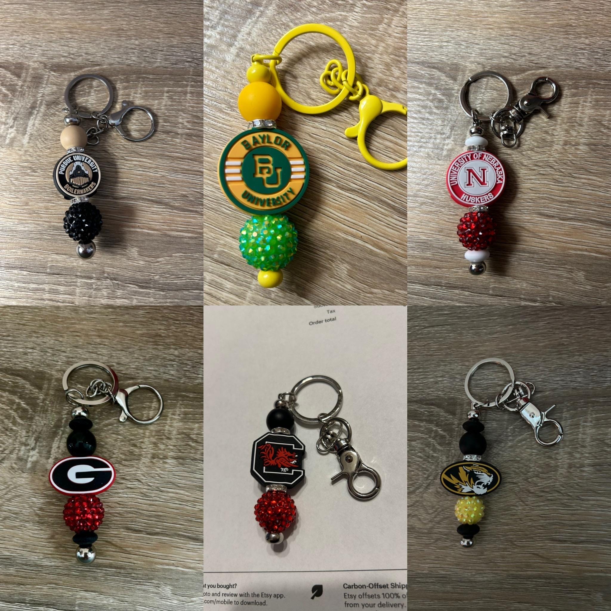 College Keychains & Pens - Etsy