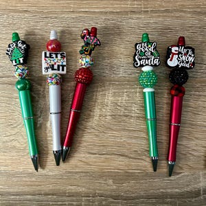 Christmas Pens - Etsy