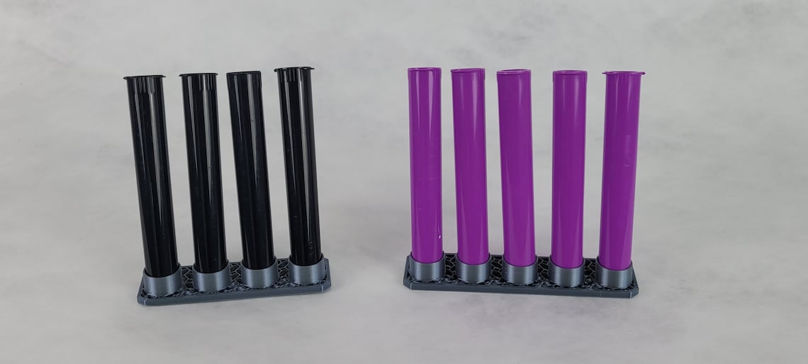3D Printed Angled Vertical Preroll / Doob Tube Holder - Etsy