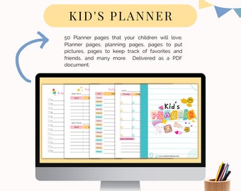 Kid's Planner My Very Own Planner Printables Kid's Organizer, Child ...