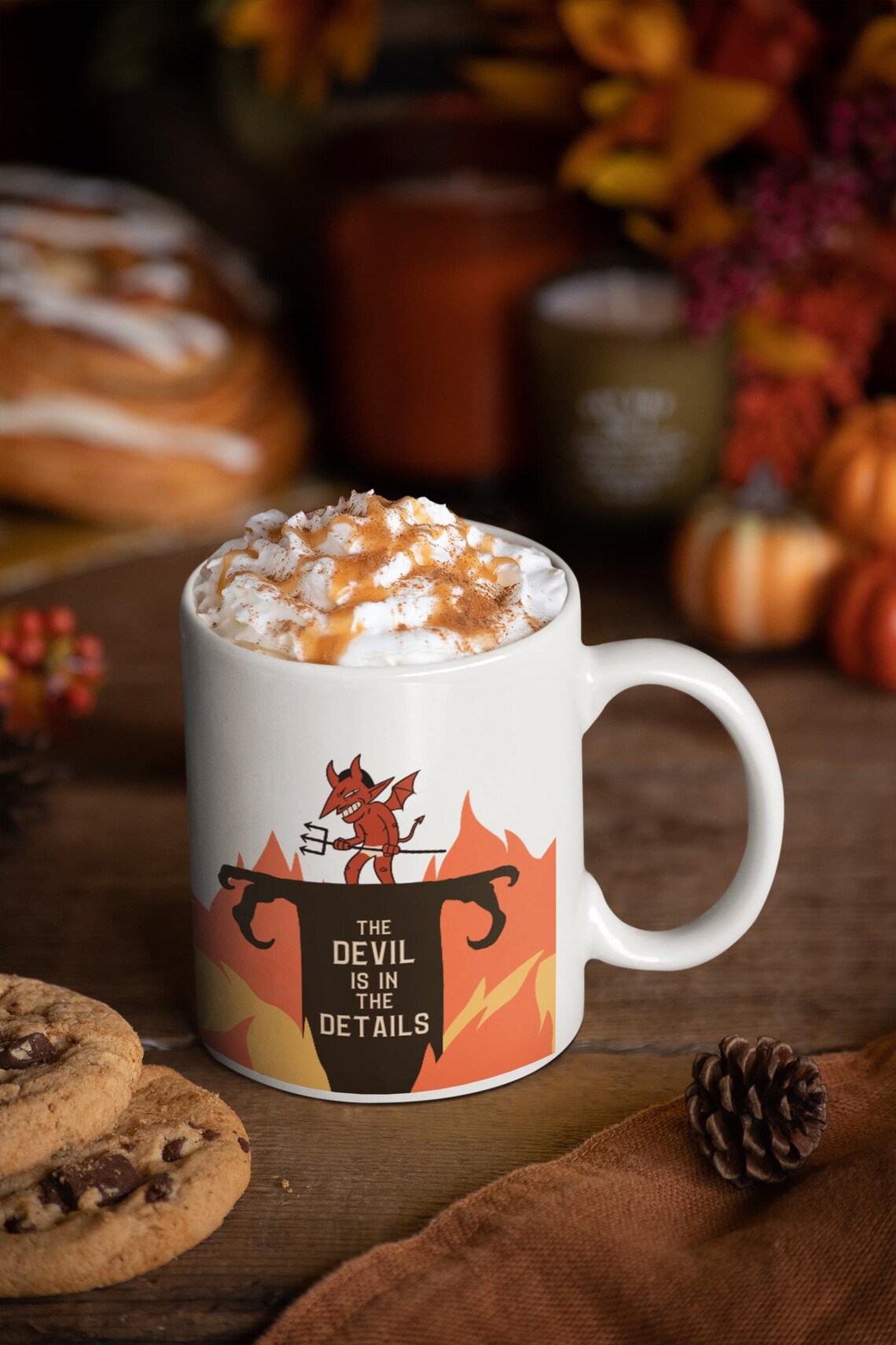 Personalize Devil is in the Details Mug-cute Person Mug-satan Mug ...