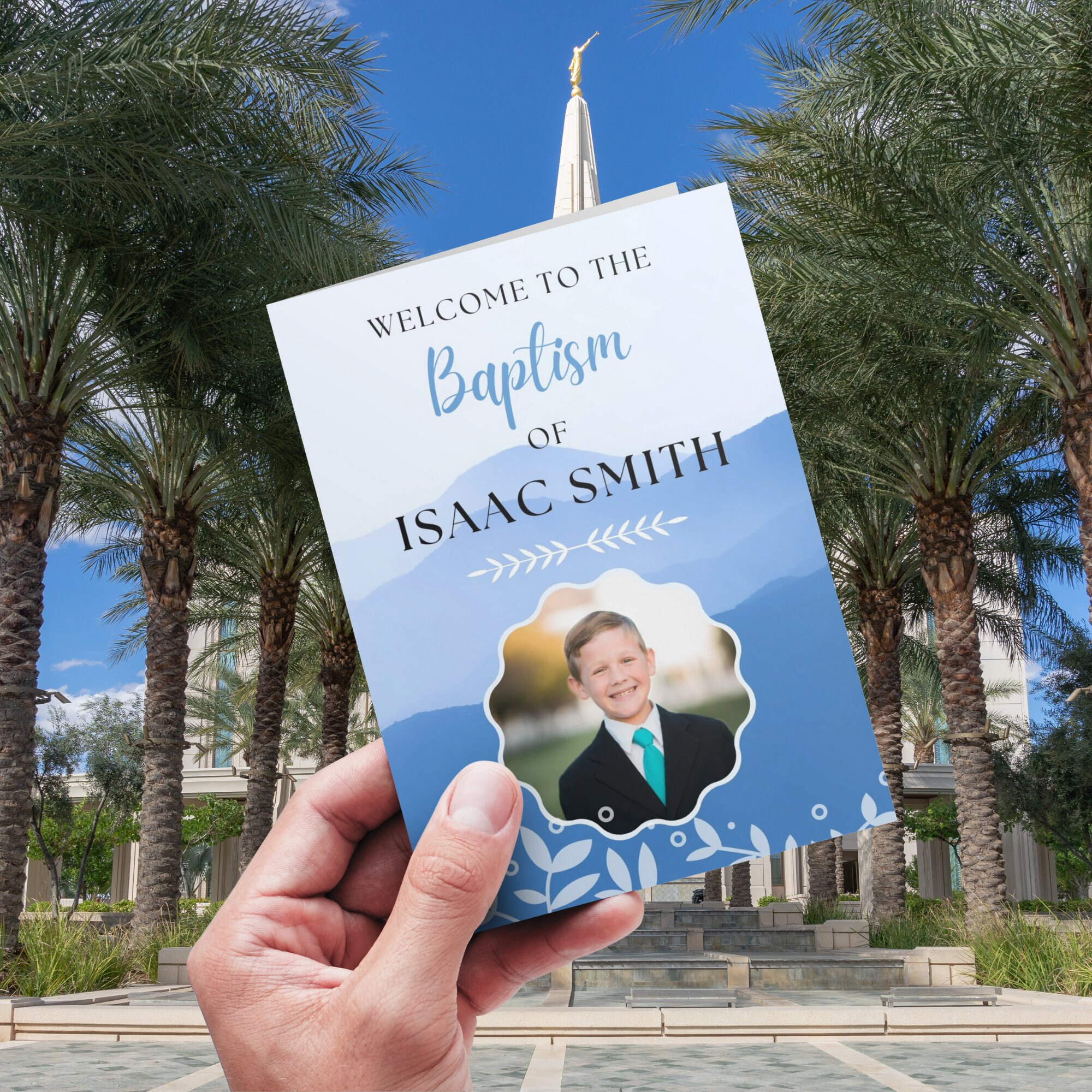 LDS Baptism Program | LDS Boys Baptism Program | Baptism Program ...