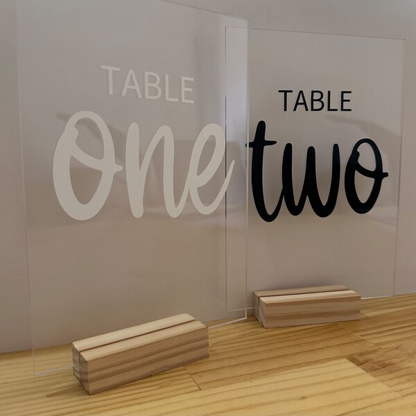 Table Numbers - Etsy Australia