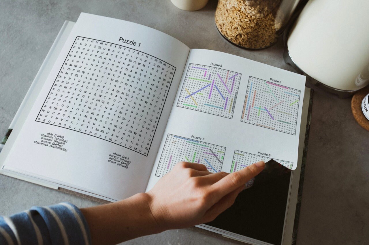 Large Print Word Search Puzzle English/albanian Learning Series Vol. 1 ...