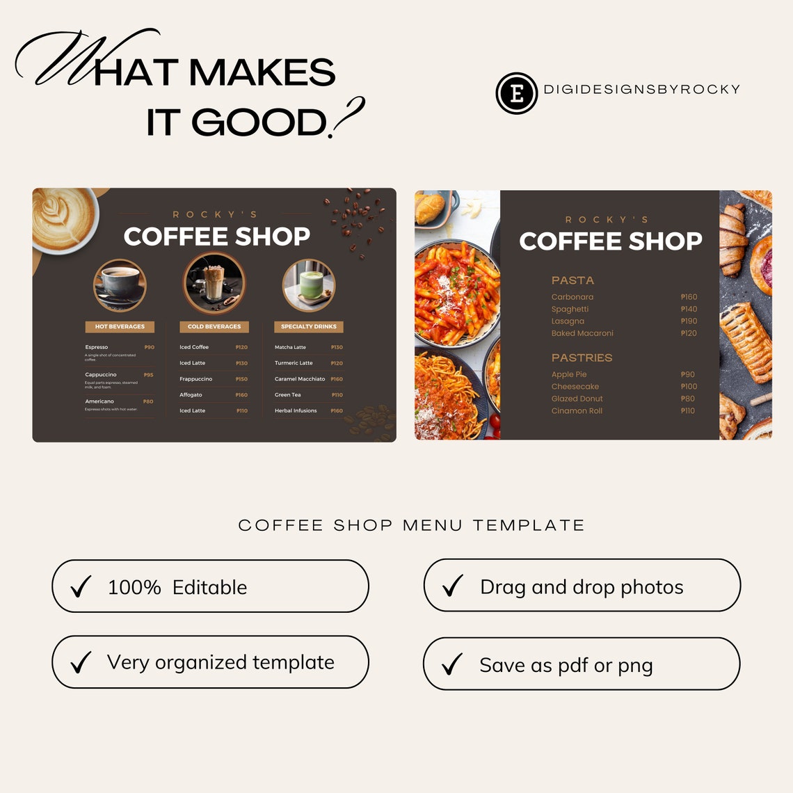 Coffee Shop Menu, Coffee Menu Board, Coffee Menu, Coffee Shop Printable, Coffee Shop, Cafe Menu ...