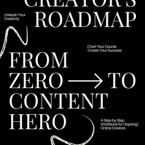 The Content Creator's Roadmap: From Zero to Content Hero - Etsy