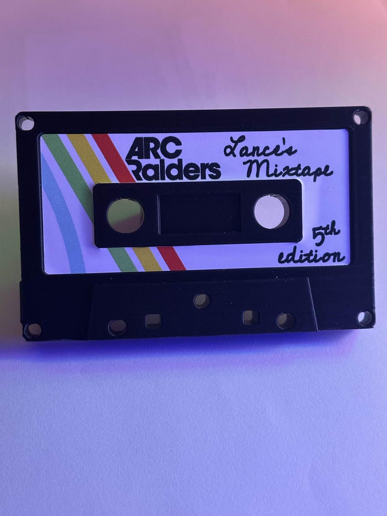 Arc Raiders Cassette Mixtape Prop (lance's Mixtape 5th Edition) - Etsy
