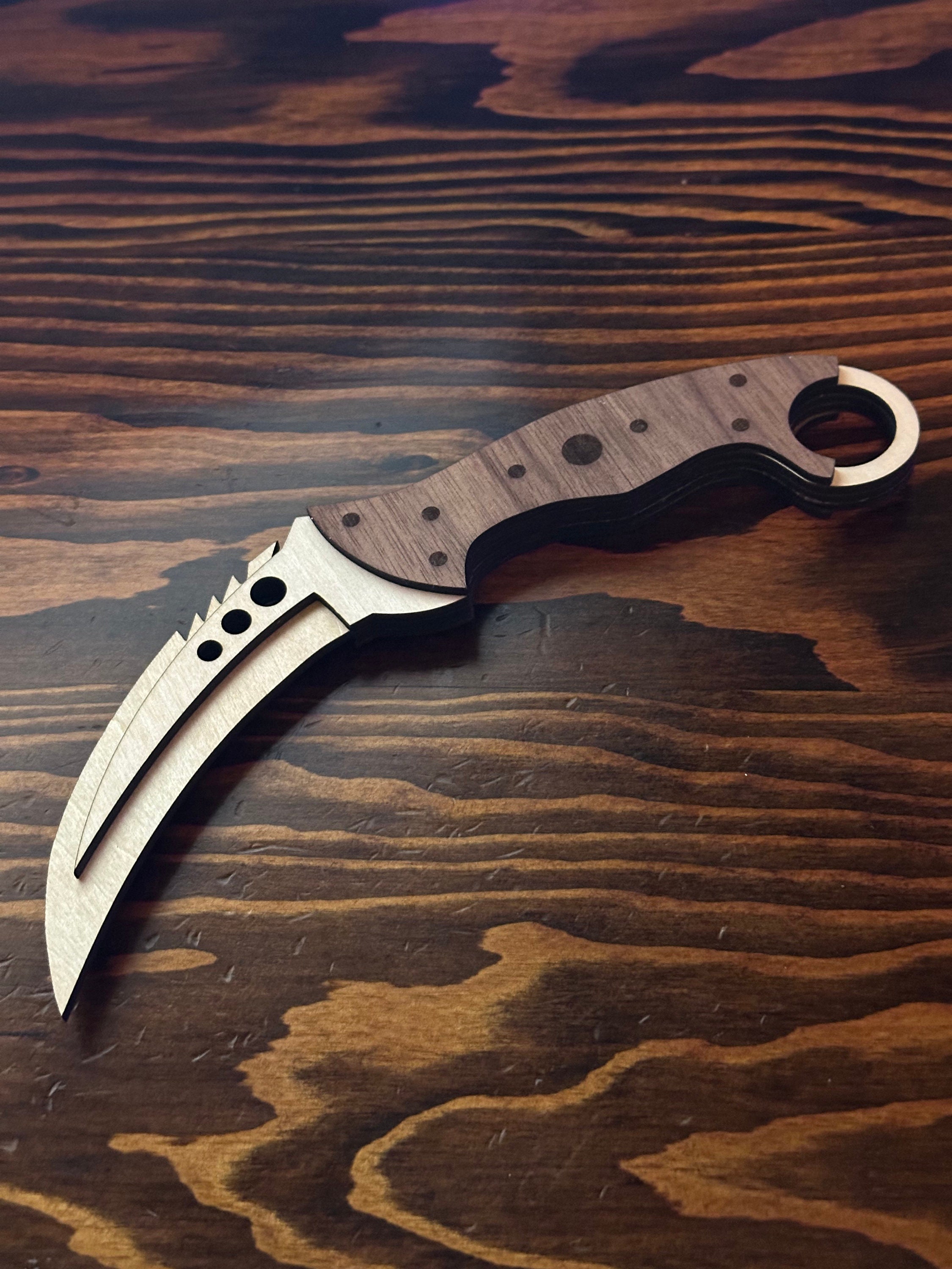 CSGO and CS2 Knives Made From Wood. karambit, Huntsman, Skeleton Knife ...