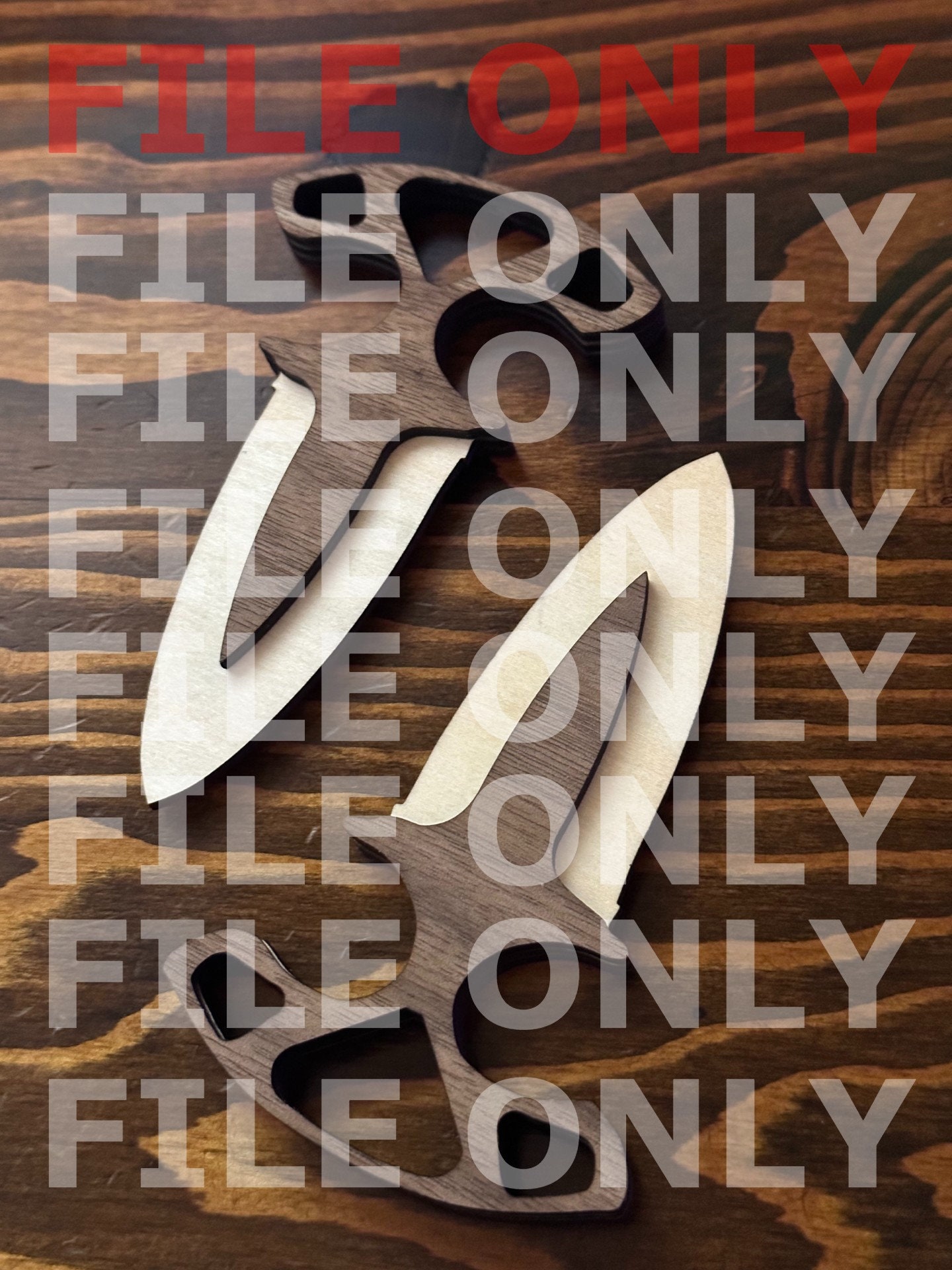 SVG File Only CSGO / CS2 Shadow Daggers Laser Cutting File. - Etsy