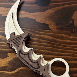 CSGO and CS2 Knives Made From Wood. (karambit, Huntsman, Skeleton Knife ...