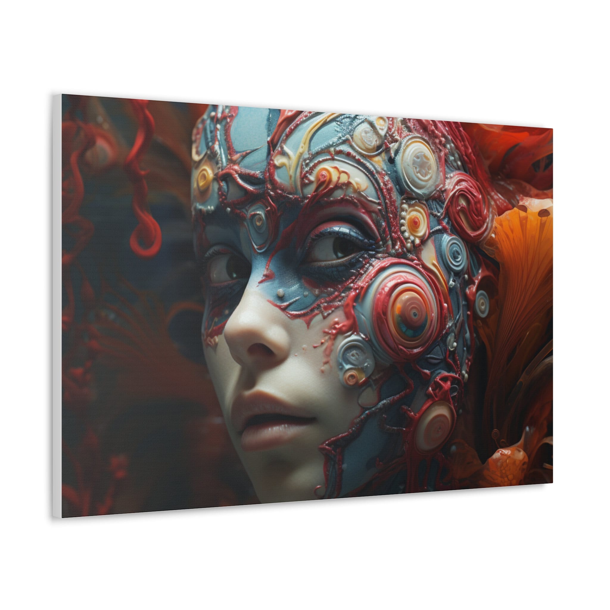 Psychedelic Muse Abstract Canvas Wall Art - Etsy