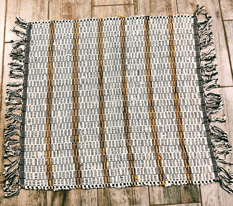 Handmade Rag Rug From Recycled Material. - Etsy