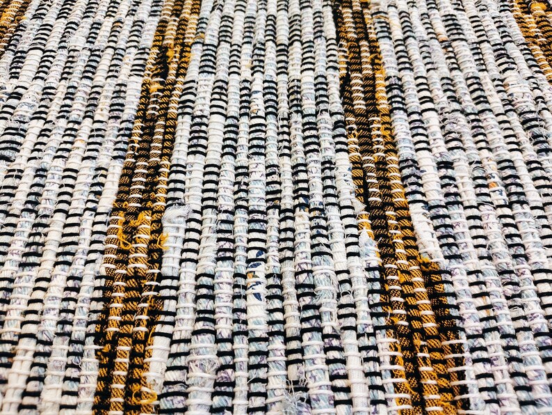 Handmade Rag Rug From Recycled Material. - Etsy