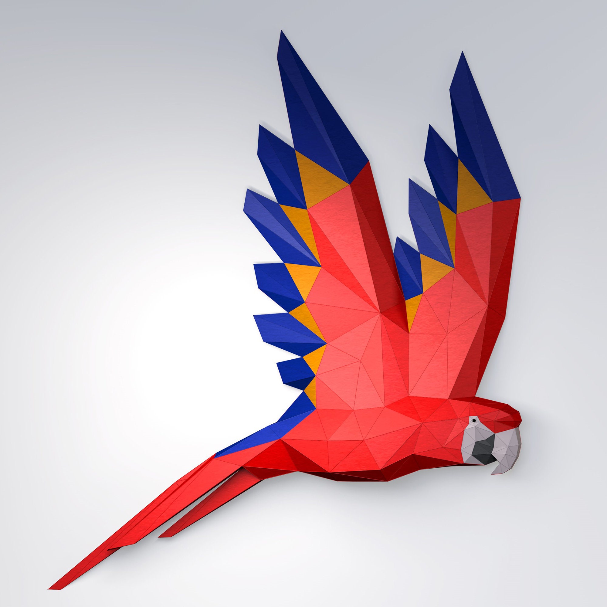 Easy Origami Macaw