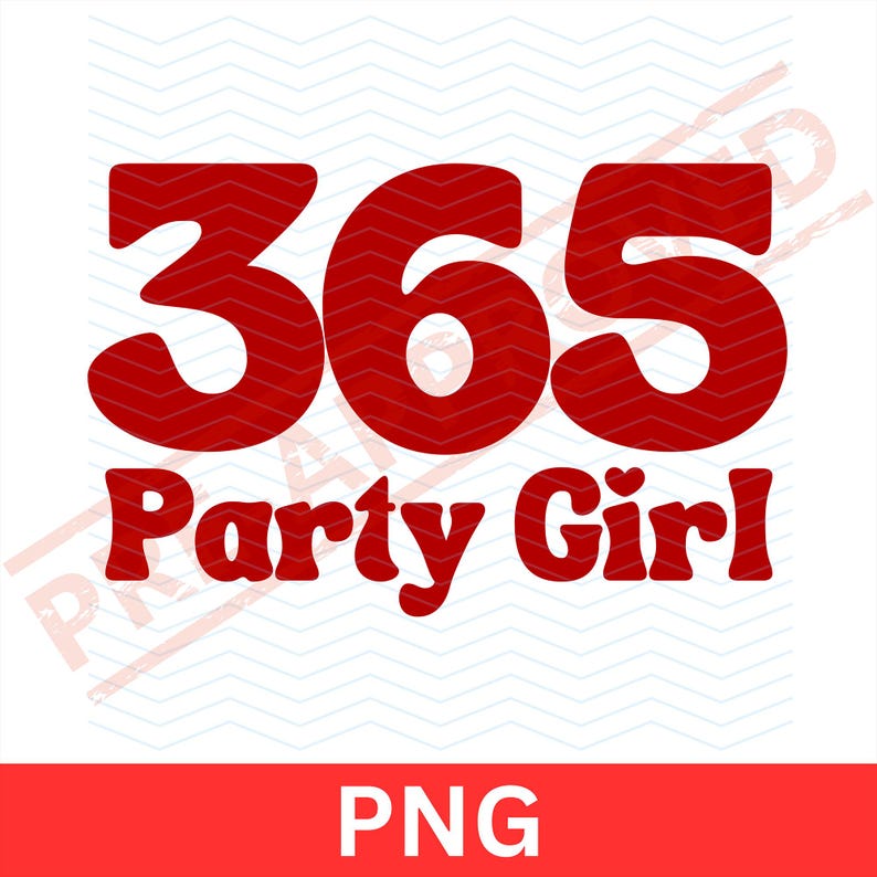 365 Party Girl Baby PNG - Etsy