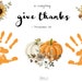 Thanksgiving Handprint Art in All Things Give Thanks Bible Verse ...