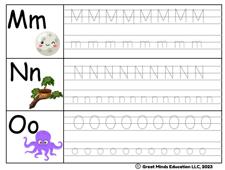 Letter Formation Practice Cards for Preschool, Kindergarten, Homeschool ...