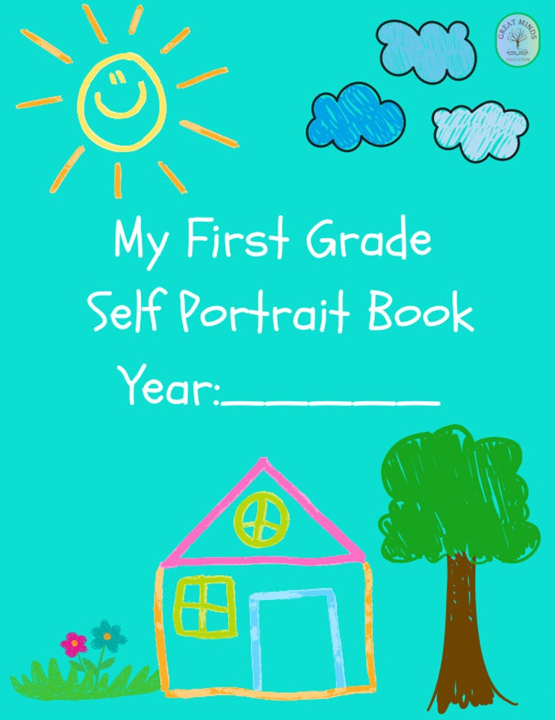 Self Portrait Book- Preschool, Kindergarten, 1st Grade, Homeschooling ...