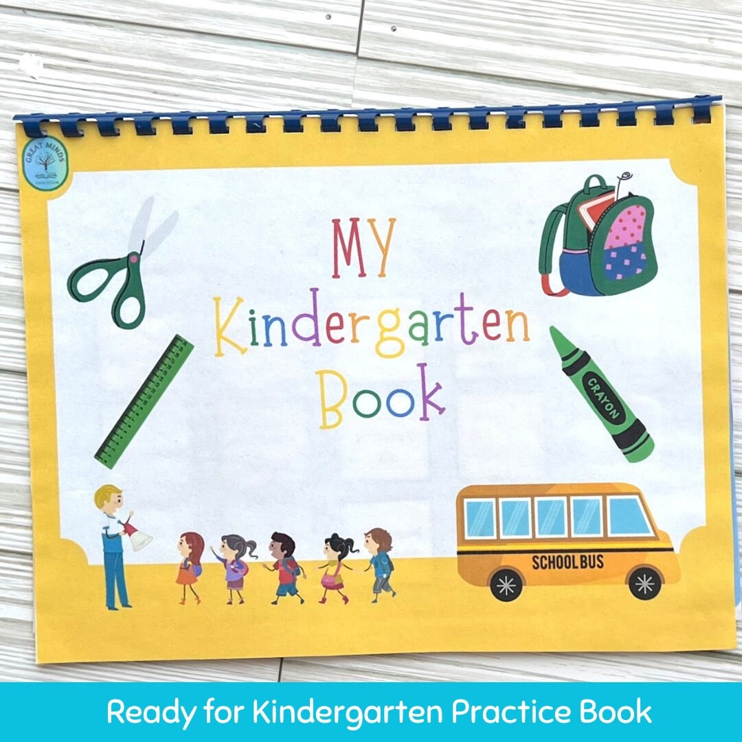 Ready for Kindergarten Practice Book-perfect for Preschool ...