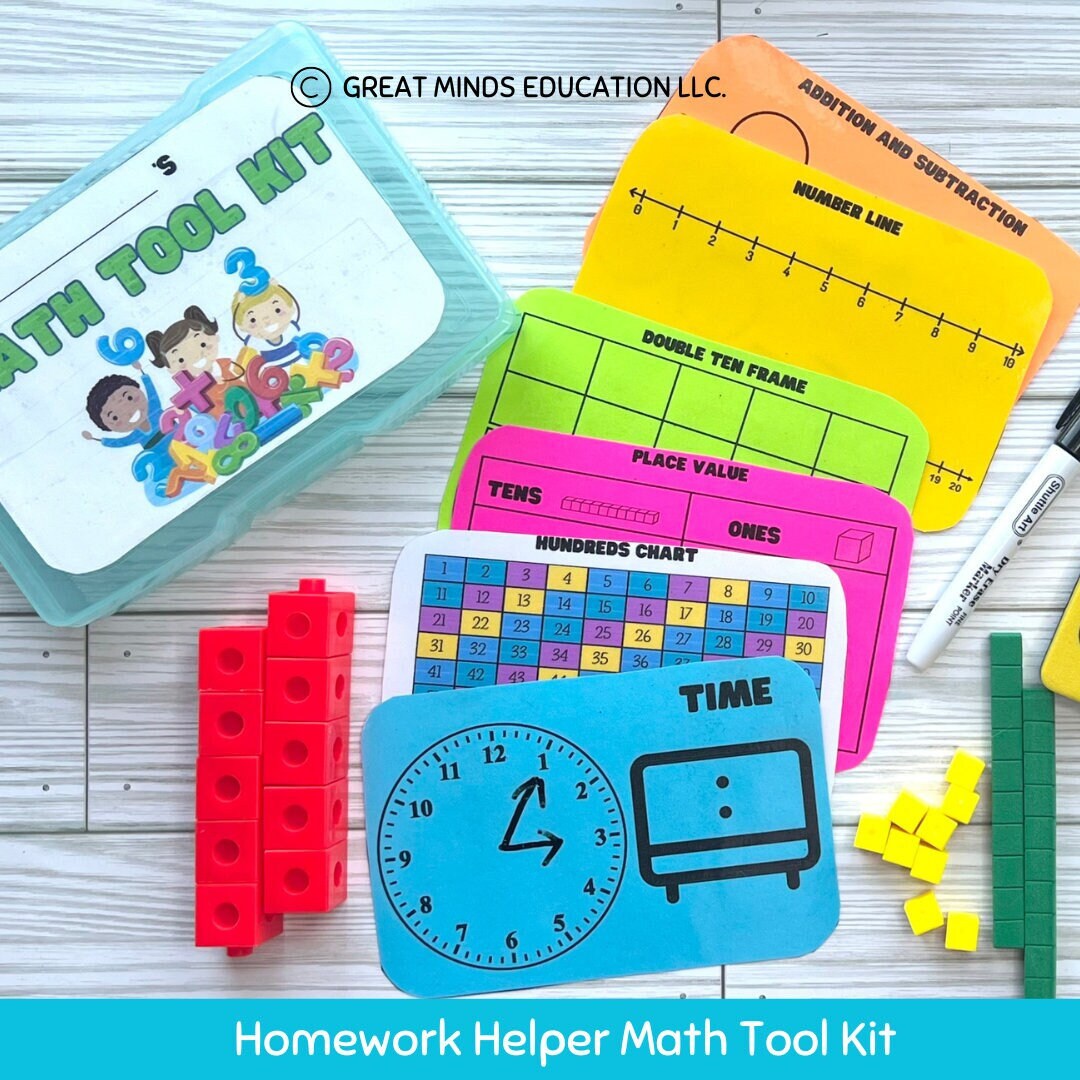 Homework Helper Math Tool Kits - Etsy