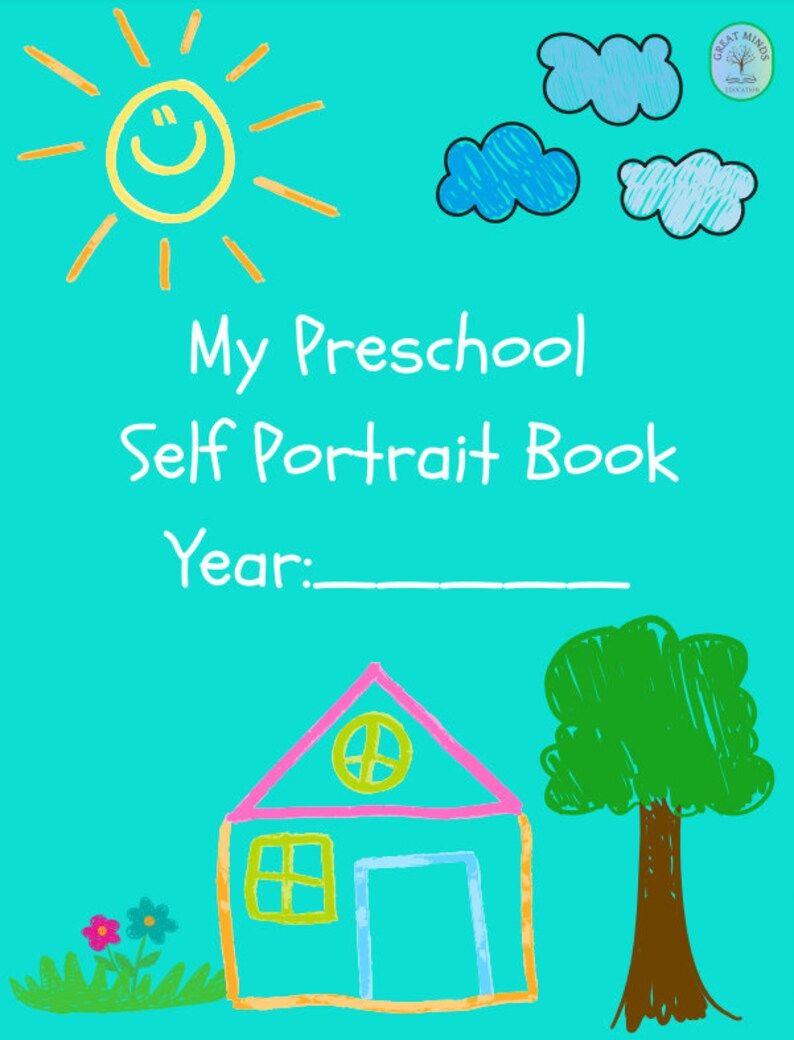 Self Portrait Book- Preschool, Kindergarten, 1st Grade, Homeschooling ...